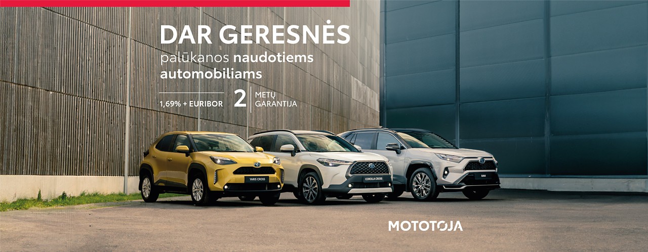 Naudoti automobiliai | Mototoja | Toyota Lietuva